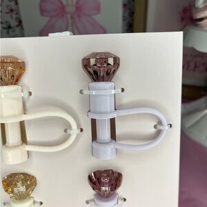 Dining | Diamond Straw Topper Set | Poshmark